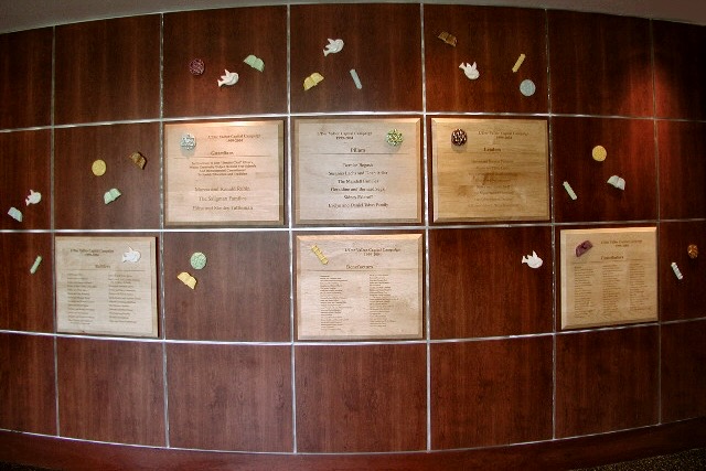 Donor Recognition Wall at Adath Israel of the Main Line